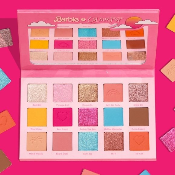 Colourpop | Makeup | Colourpop X Malibu Barbie Eyeshadow Palette Bnib ...